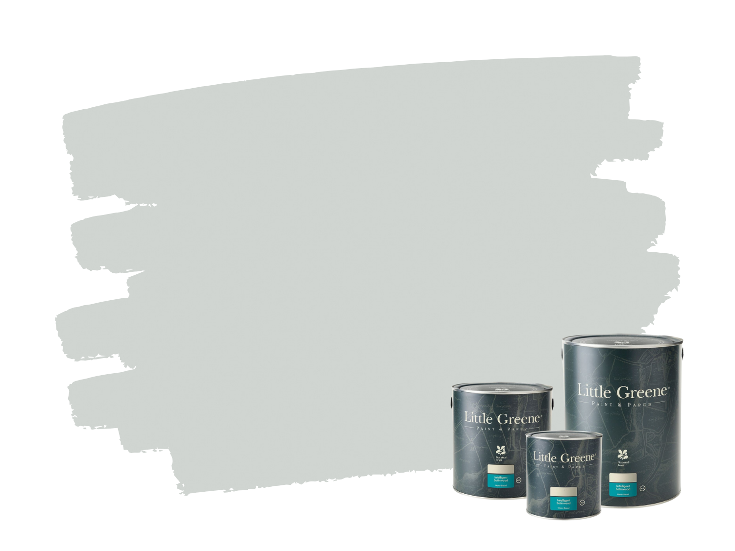 Little Greene | Bone China Blue Mid 183 | Intelligent Satin | STYQX