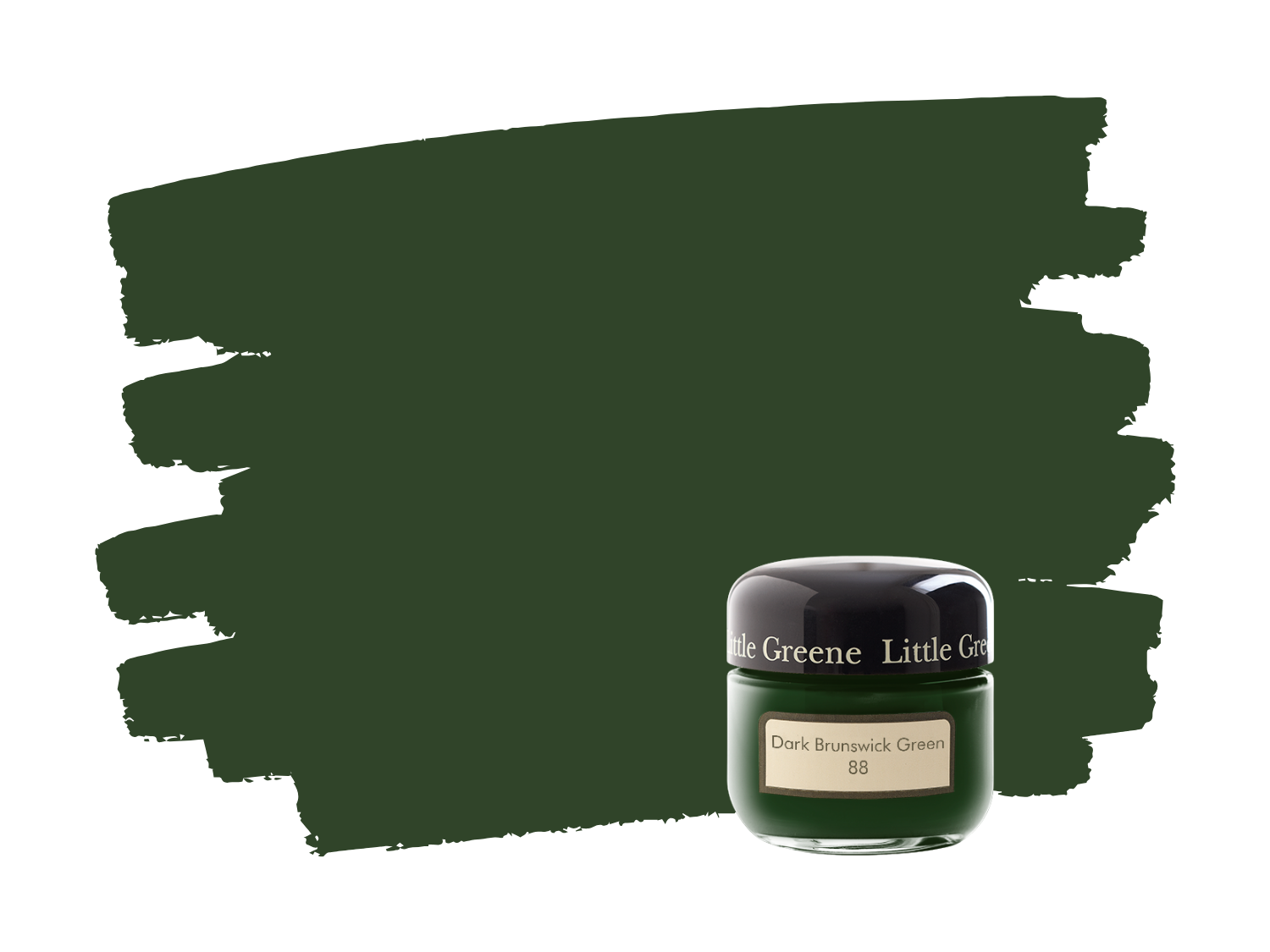 Samplepotje | Dark Brunswick Green 88 | Little Greene | STYQX